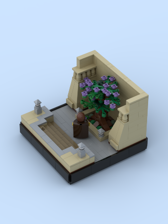 LEGO MOC Diorama "Count Dooku mourns Qui-Gon Ginn" by tingdrason ...