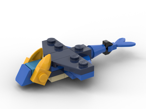 LEGO MOC Rabbit Ray (Subnautica) by studder_builds | Rebrickable ...