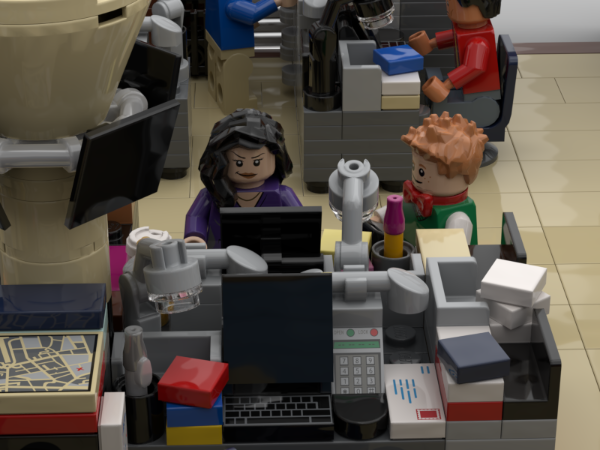 LEGO MOC Daily Planet Bullpen by Dynaguy | Rebrickable - Build with LEGO