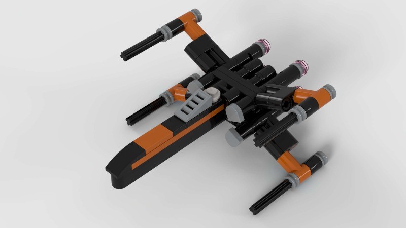 LEGO MOC TECHNIC T70 X WING STARFIGHTER by pins_n_liftarms ...