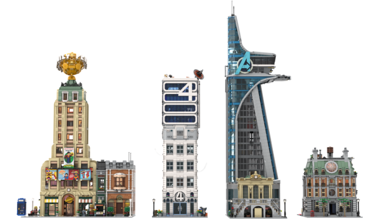 LEGO MOC-216470 Daily Planet Modular Building - 10297-1 and 10278-1 ...