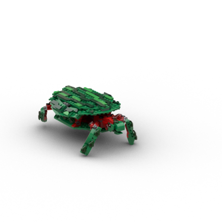 LEGO MOC watermelon tortoise by MESsemble | Rebrickable - Build with LEGO