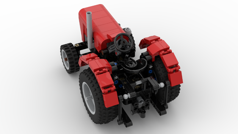 LEGO MOC Old Tractor MOC by DaanBrickProjects | Rebrickable - Build ...