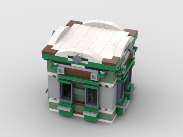 LEGO MOC green mini booth by cassieLiu | Rebrickable - Build with LEGO