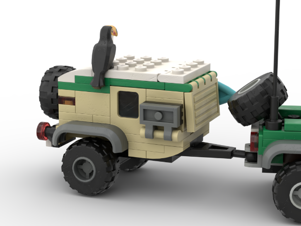 LEGO MOC Teardrop Trailer by DesignDad | Rebrickable - Build with LEGO