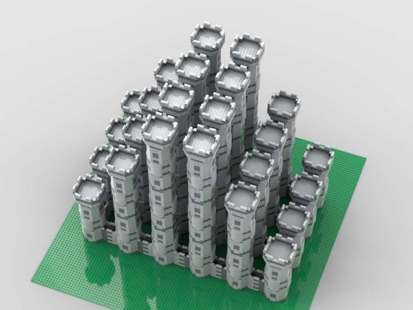 LEGO MOC draft modular castle by PezzidiLego | Rebrickable - Build with ...