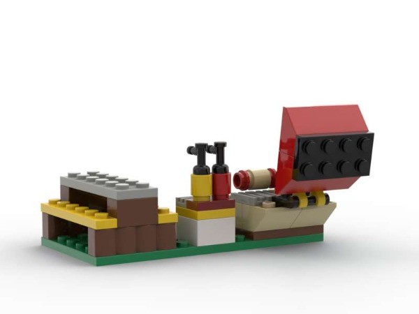LEGO MOC BBQ by AryaCreates | Rebrickable - Build with LEGO