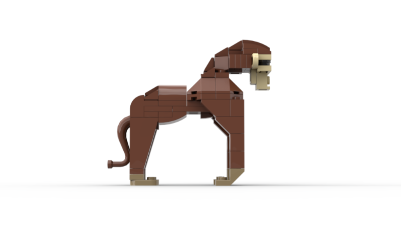 LEGO MOC Monkey by OwlClicker | Rebrickable - Build with LEGO