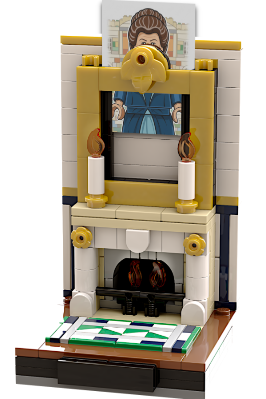 LEGO MOC-225800 Roseings Park Fireplace Photostand by timandjoshbricks ...
