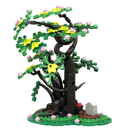 LEGO MOC Dark Forest - Twisted Tree by Alauch | Rebrickable - Build ...