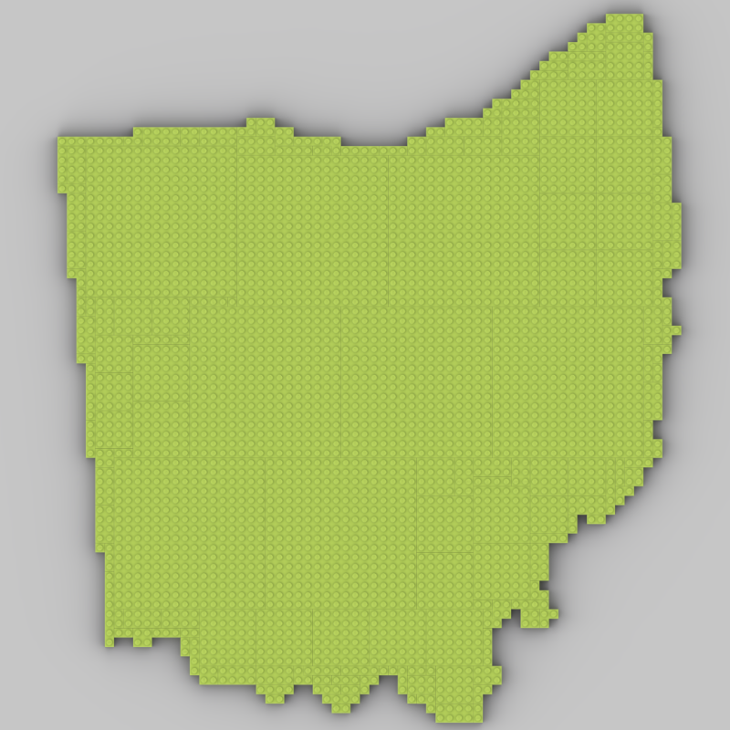 LEGO MOC-179331 Giant Contiguous United States Map by hawkfan08 ...