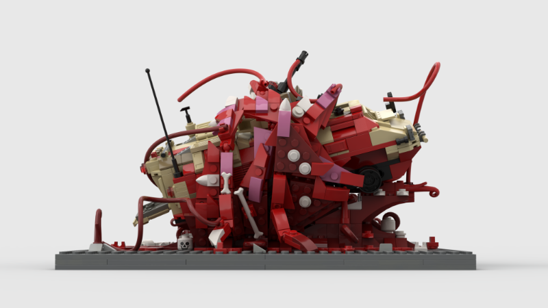LEGO MOC Doomsday Style Scene - Cocoon of Flesh (for display purposes ...