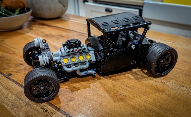 LEGO MOC 42127 Model B - Bucket Hot Rod by Nico71 | Rebrickable - Build ...