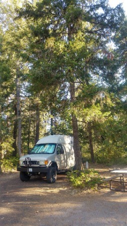 LEGO MOC Camping in the Pacific Northwest (in a 2006 V10 Ford E350 4x4 ...