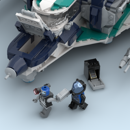 LEGO MOC-183846 Alpha Class NV1 Starship - Aion's Compass by SlamTrunk ...