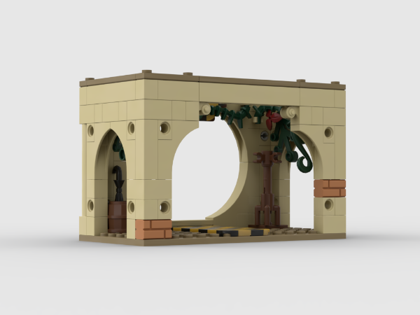 LEGO MOC Hufflepuff Common Room Inside Entrance by utilitypie ...