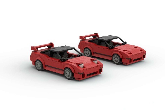 LEGO MOC NISSAN 180SX Silvia S13 by VBricks | Rebrickable - Build with LEGO