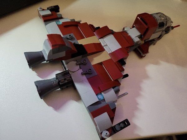 LEGO MOC Ahsoka (75362) to fighter jet by casecar | Rebrickable - Build ...