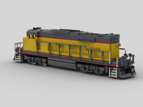LEGO MOC-190346 Union Pacific GP-38 with "twin" PU power Opition by ...