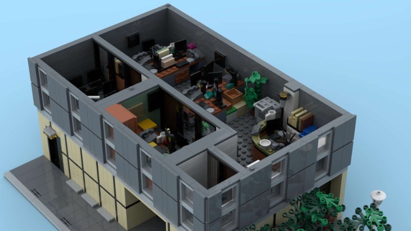 LEGO MOC The Office Dunder Mifflin Modular Building by lego_modular ...
