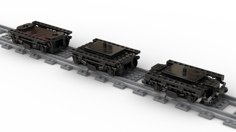 LEGO MOC-192776 train bogie set 7 stud wide by Alpaco | Rebrickable ...