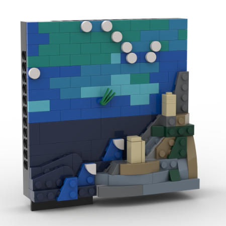 LEGO MOC Crowns Engine Houses at Botallack Mine, Cornwall, UK by JensR ...