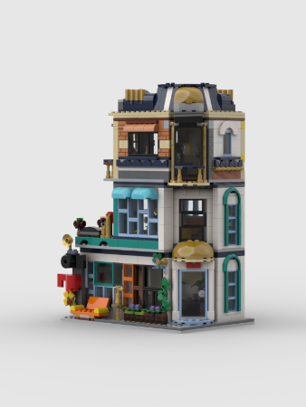 LEGO MOC Flower shop, Cafe, and Photo Studio, Lego 31141 Alternate build by Joonybrick ...