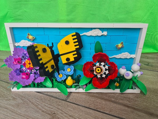 LEGO MOC Butterfly on a spring afternoon by zsobricks | Rebrickable ...