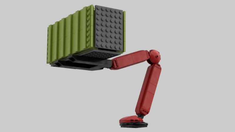 LEGO MOC Heavy Duty Robotic Arm by Futurism_Lego | Rebrickable - Build ...