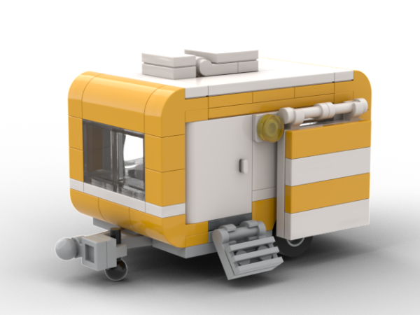 LEGO MOC Retro Caravan by AntOrman | Rebrickable - Build with LEGO