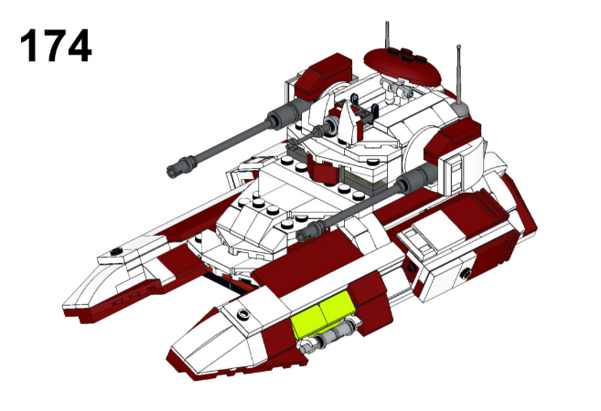 LEGO MOC Republic TX-130 Fighter Tank by AKVB10222 | Rebrickable ...