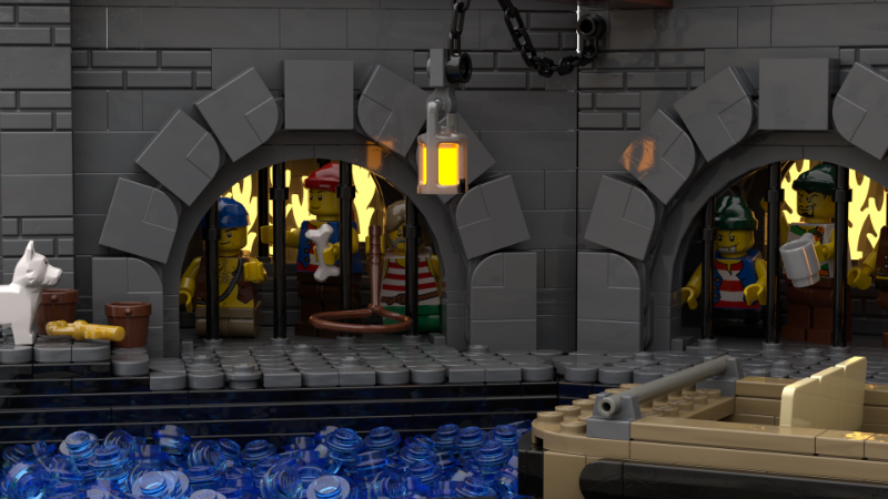 LEGO MOC Pirates of the Caribbean ride - Jail scene by ...
