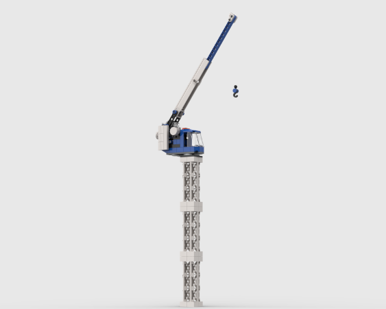 LEGO MOC Lego city tower crane by goodday1 | Rebrickable - Build with LEGO