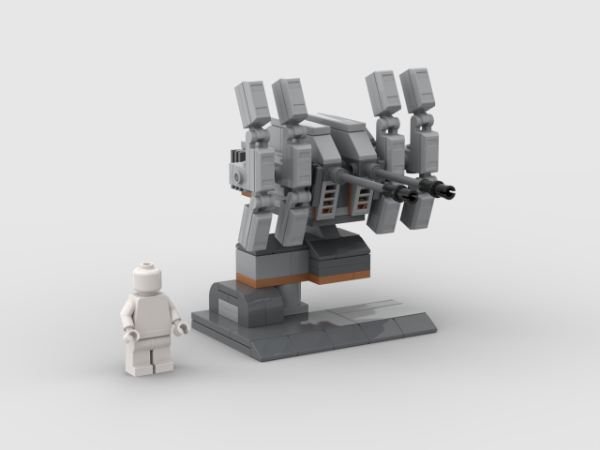LEGO MOC Particle Cannon Turret by moldywings | Rebrickable - Build ...
