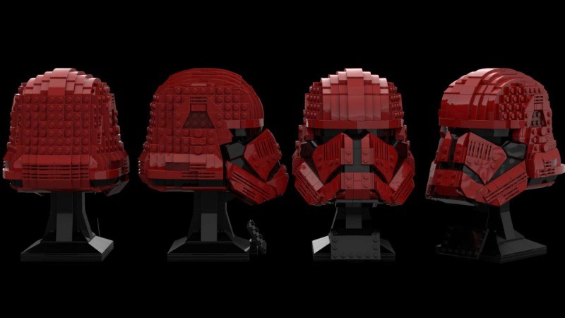 LEGO MOC Helmet Sith trooper by Alex_BricKartuss | Rebrickable - Build ...