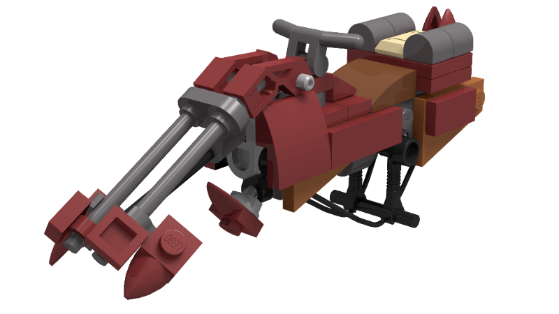 LEGO MOC Zephyr-G Swoop (Anakin's Speeder from AOTC) by hautti5 ...