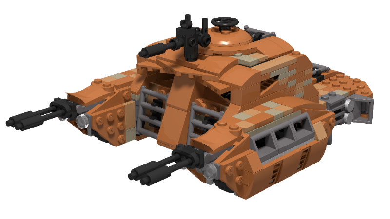 LEGO MOC-174308 TX-175 Scimitar-class Ground Assault Tank (Desert Camo ...
