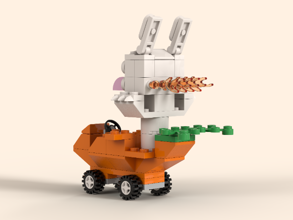 LEGO MOC Carrot Racecar by YellowDonut | Rebrickable - Build with LEGO