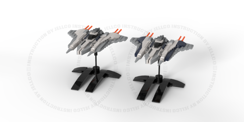 LEGO MOC-142696 Micro Bo-Katan's Gauntlet starfighter by jellco ...