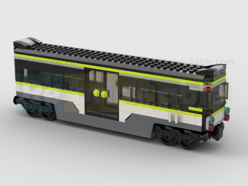 LEGO MOC-235198 60337 Alt Build - Cab Coach Conversion For 2nd ...