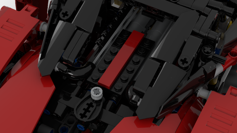 LEGO MOC 42125 Ferrari LaFerrari - 1:10 - alternate build by lemberg ...