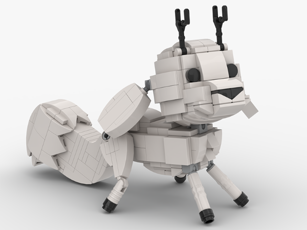 LEGO MOC Twig the Deerfox from Hilda by alanwaken | Rebrickable - Build ...