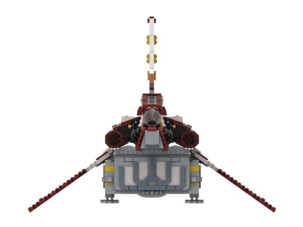 LEGO MOC RHO-class transport shuttle by LeslieLee | Rebrickable - Build ...