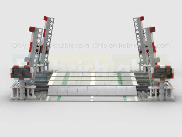 LEGO MOC UK Double Track Full Barrier Level Crossing by Andy Ps Bricks ...