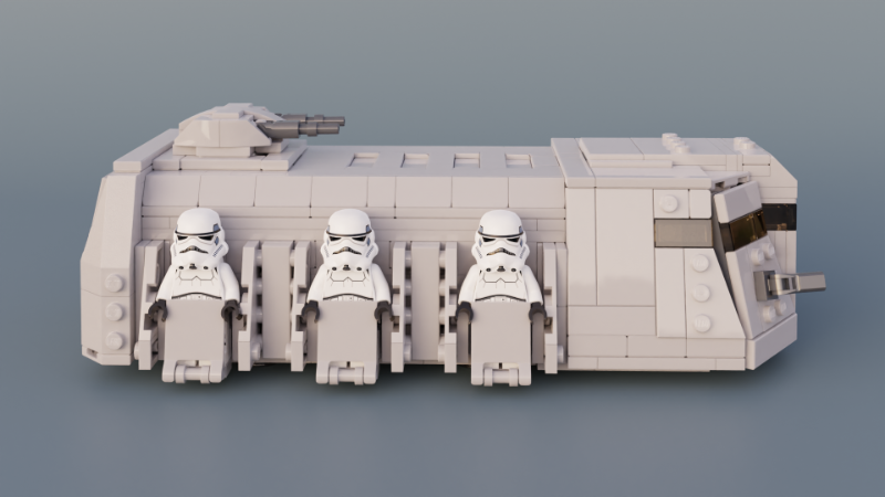 LEGO MOC Imperial Troop Transport by Badger_ | Rebrickable - Build with ...