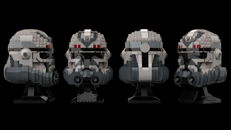 LEGO MOC Helmet clone Sergent Comet by Alex_BricKartuss | Rebrickable ...
