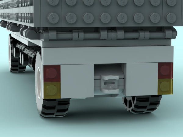 LEGO MOC Long Open Trailer for 60287 by bo.bricks | Rebrickable - Build ...