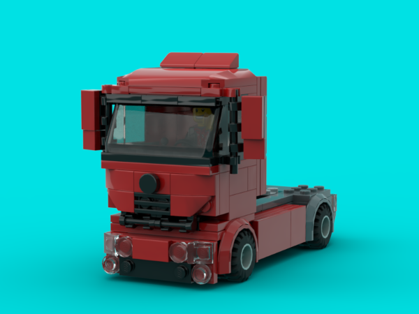 LEGO MOC-217336 Red Mercedes-Benz Actros (Lego City Version) by ...