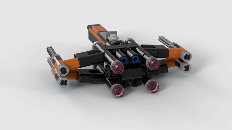 LEGO MOC TECHNIC T70 X WING STARFIGHTER by pins_n_liftarms ...