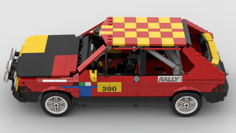 LEGO MOC Fiat Ritmo RALLY by Aquil8 | Rebrickable - Build with LEGO